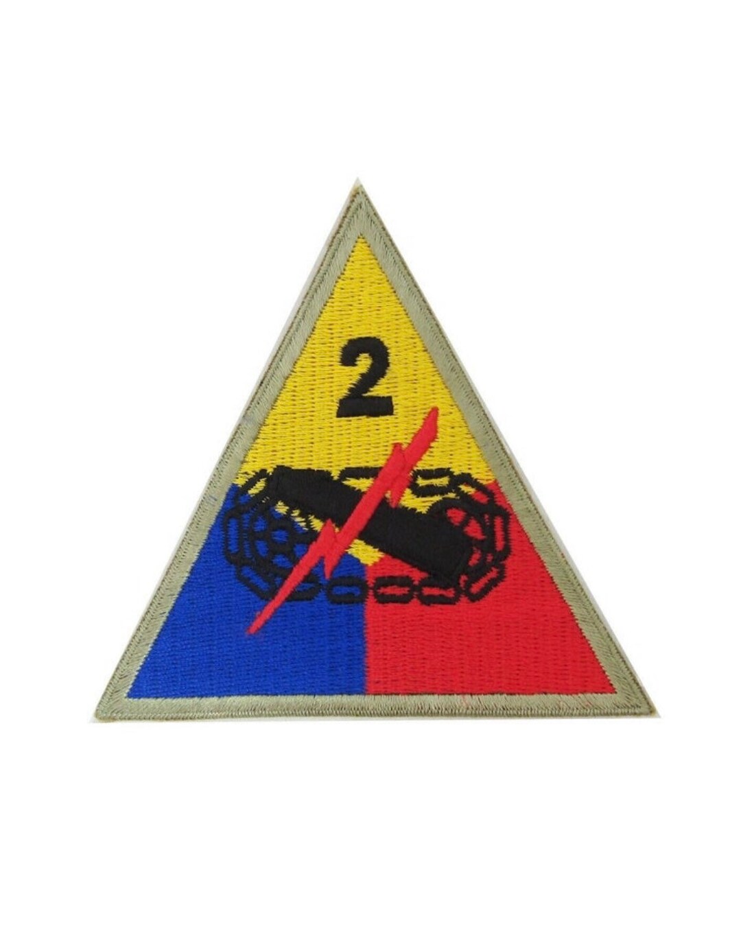 US 2nd Armored Division Patch 3.75 Inch Iron/sew-on Badge - Etsy
