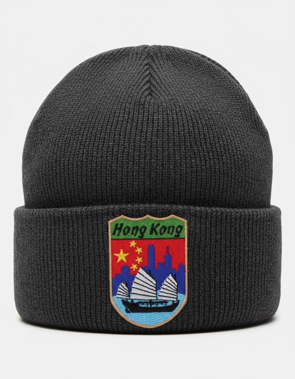 Hong Kong Shield Patch (3 Inch) Iron-on Badge Travel China Souvenir ...