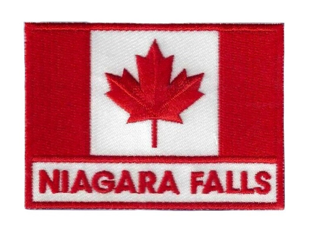 Niagara Falls Patch (3 Inch) Iron-on Badge Travel Canada Souvenir ...