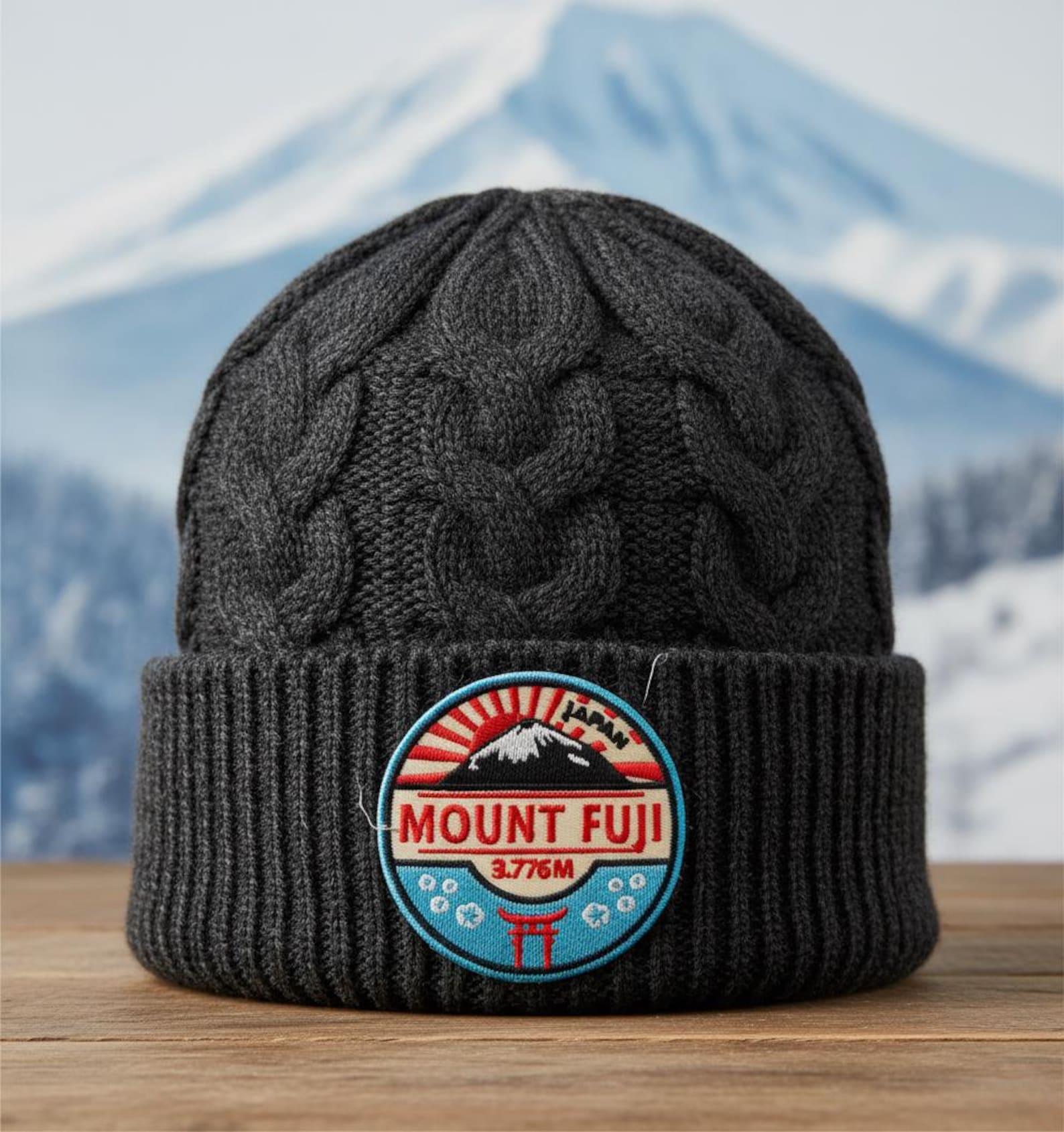 Mount Fuji of Japan Patch (3.5 Inch) Embroidered Iron-on or Sew-on ...