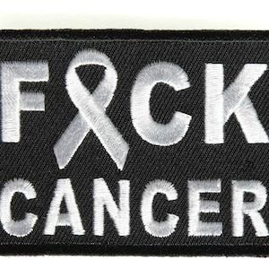 FCK Cancer Patch 2.75 X 2 Inch Embroidered Iron-on or Sew-on Badge ...