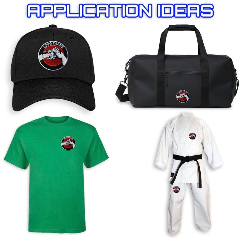 Kenpo Karate Patch (4 Inch) Embroidered Iron-on or Sew-on Badge Kempo ...
