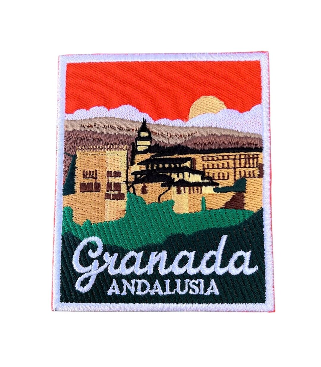 Granada Andalusia Patch (3.5 Inch) Iron-on/sew-on Badge Travel Europe ...