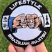 Brazilian Jiu Jitsu Lifestyle Patch (3.5 Inch) Fist Bump Iron or Sew-on ...