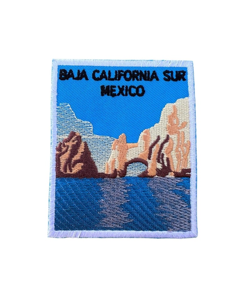 Baja California Sur Mexico Patch (3.5 Inch) Embroidered Iron-on/sew-on ...