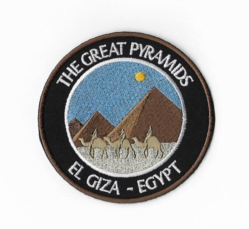 Giza Pyramids Patches x2 Set Egypt Iron/sew-on Badges - Etsy UK