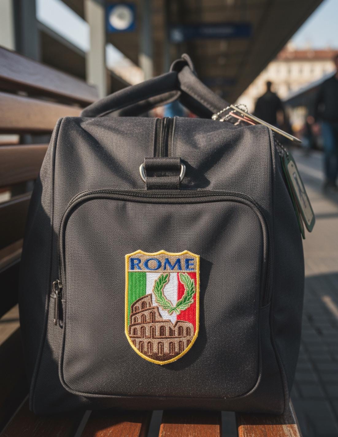 Rome Italy Patch (3 Inch) Iron or Sew-on Badge Travel Europe Appliqué ...