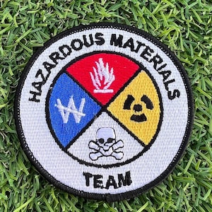 Hazardous Materials Team Patch (3 Inch) Iron/sew-on OR Hook + Loop ...
