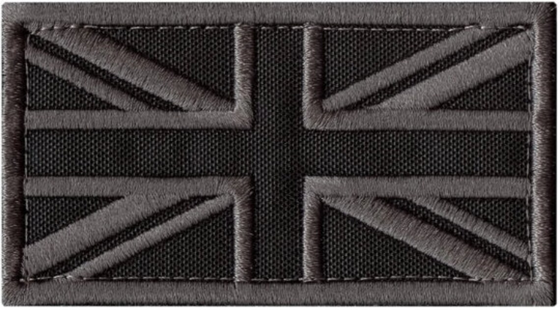 Great Britain Union Jack Patch (3.3 Inch) Embroidered (hook + Loop ...