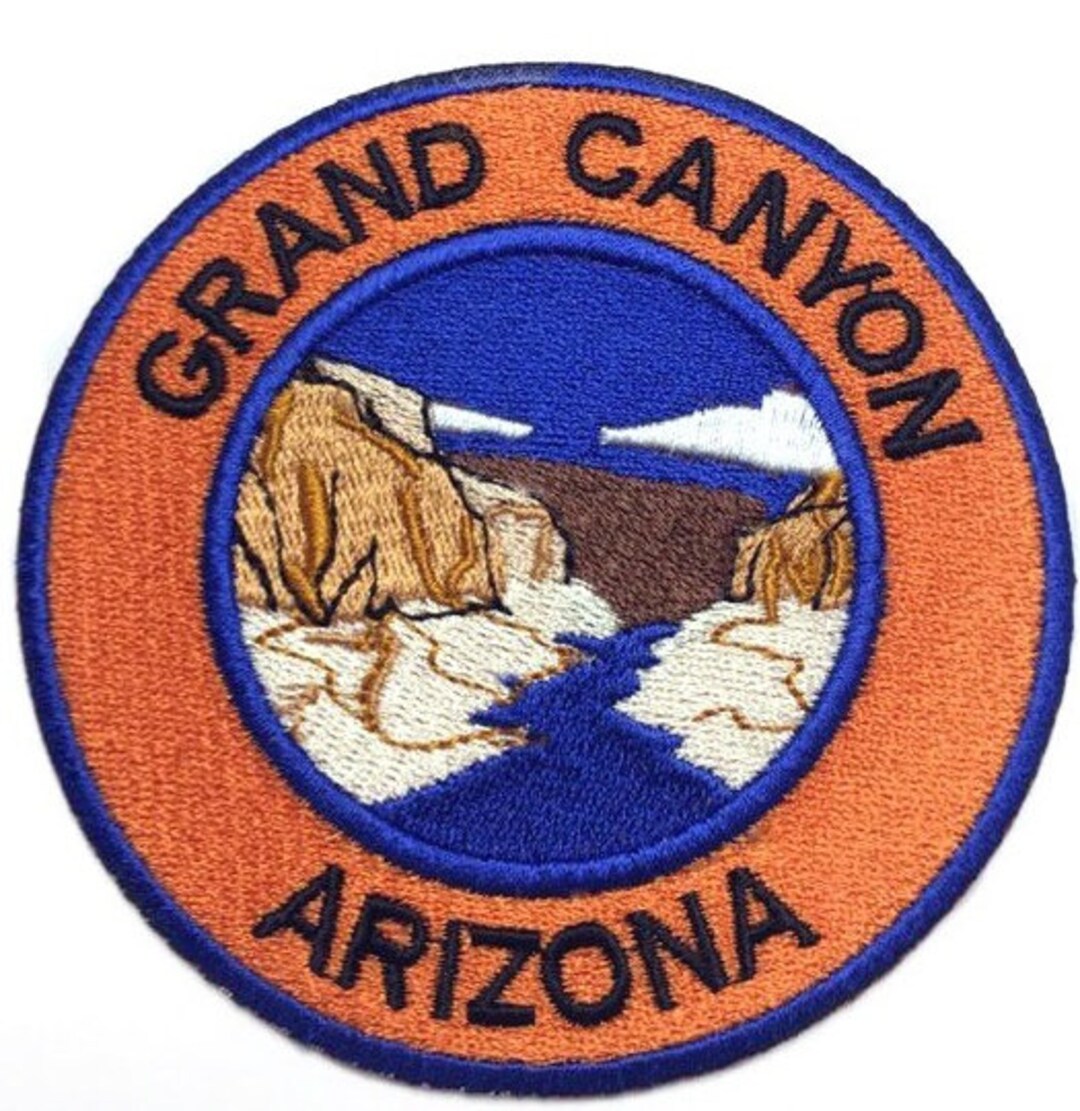 The Grand Canyon Arizona Patch 3.5 Inch Embroidered Iron or - Etsy UK