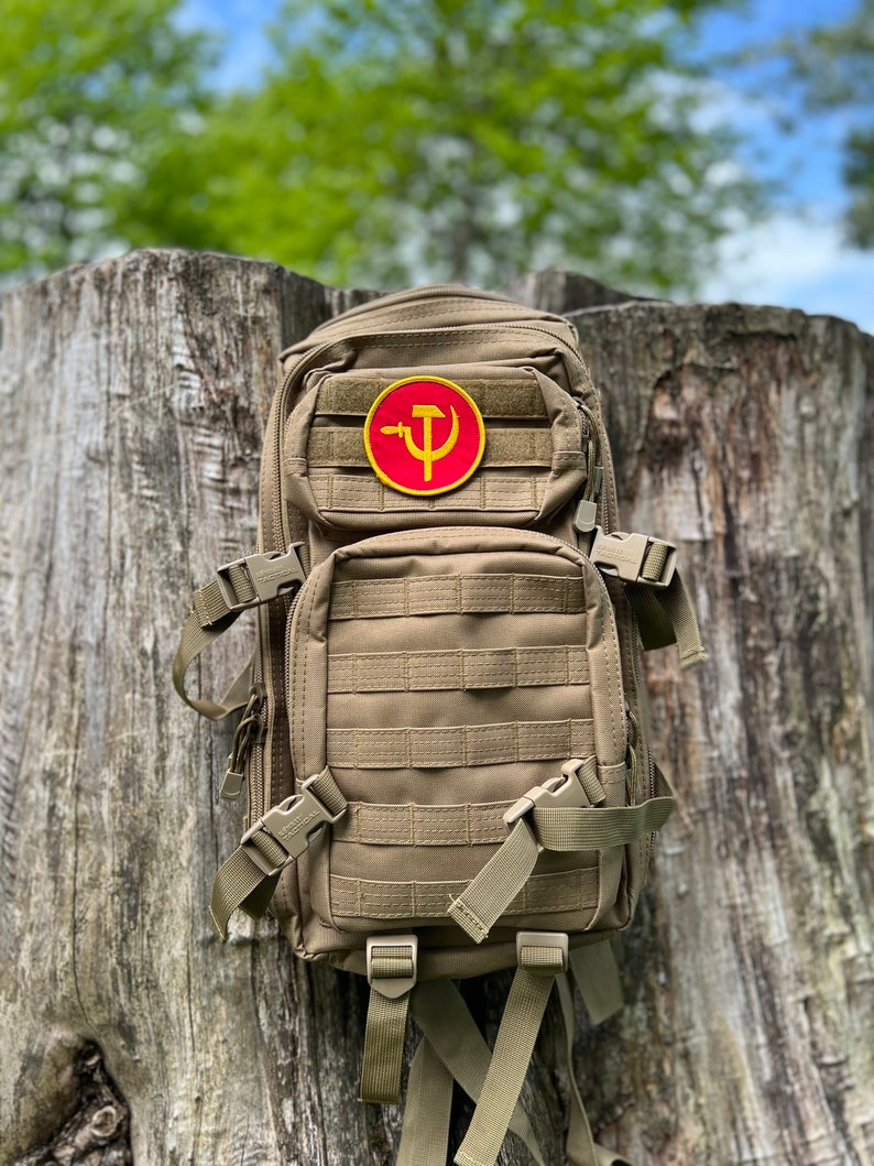 USSR Communist Patch (3 Inch) Hook + Loop Badge Insignia Hammer and ...