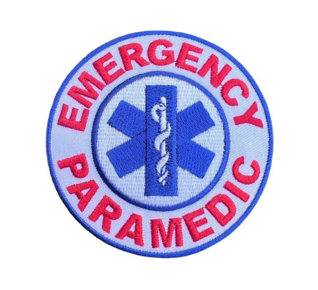 Emergency-paramedic Patch (3 Inch) Embroidered Iron-on or Sew-on Badge ...