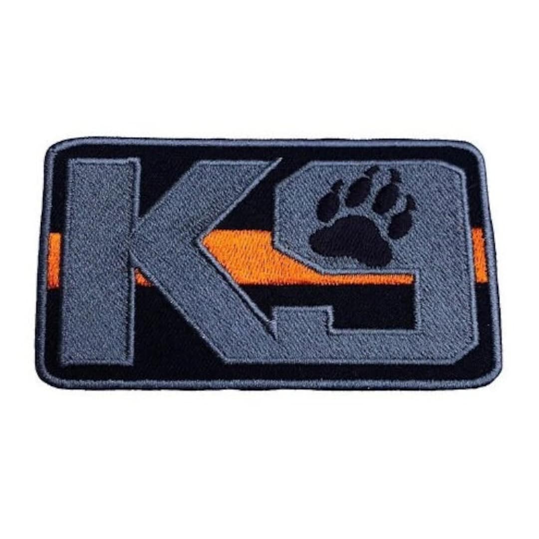 K-9 Thin Orange Line SAR Searchandrescue Patch (3.5 Inch) Embroidered Iron-on or Sew-on Badge ...
