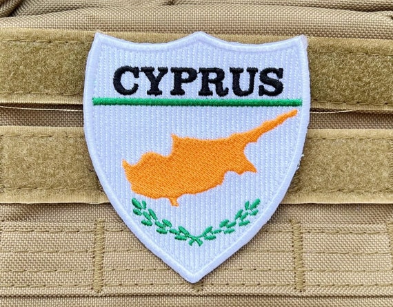 Cyprus Flag Patch 3 Inch Embroidered National Badge hook - Etsy