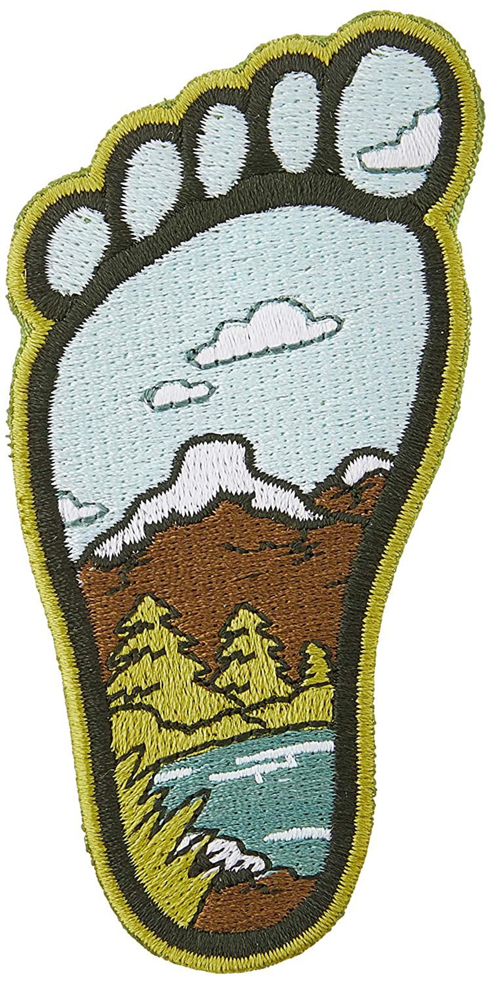 Bigfoot Sasquatch Patch 3.5 Inch Embroidered Iron/sew-on - Etsy