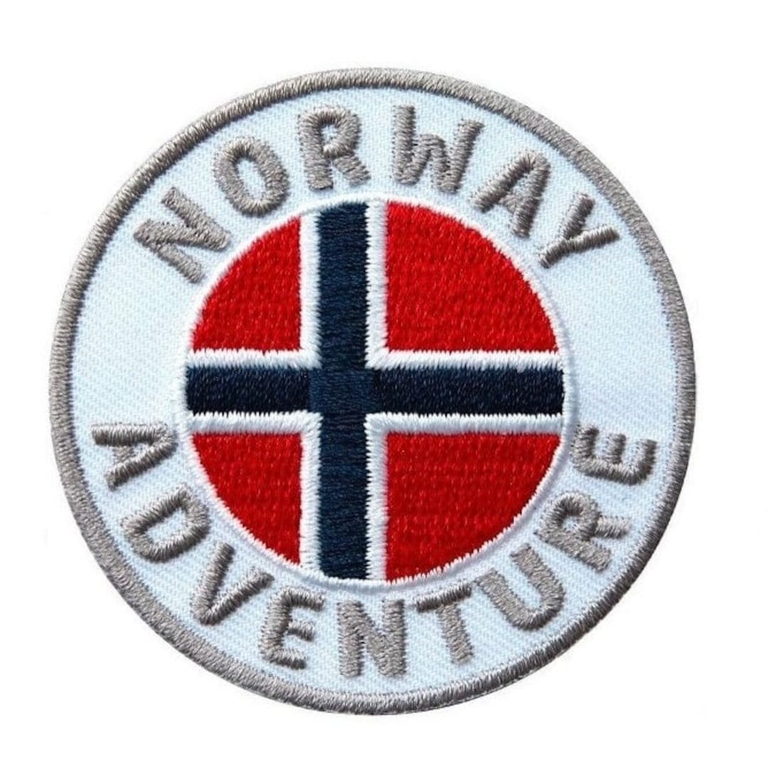 Norway Adventure Patch, Scandinavian Flag Emblem (2.75 Inch) - Etsy