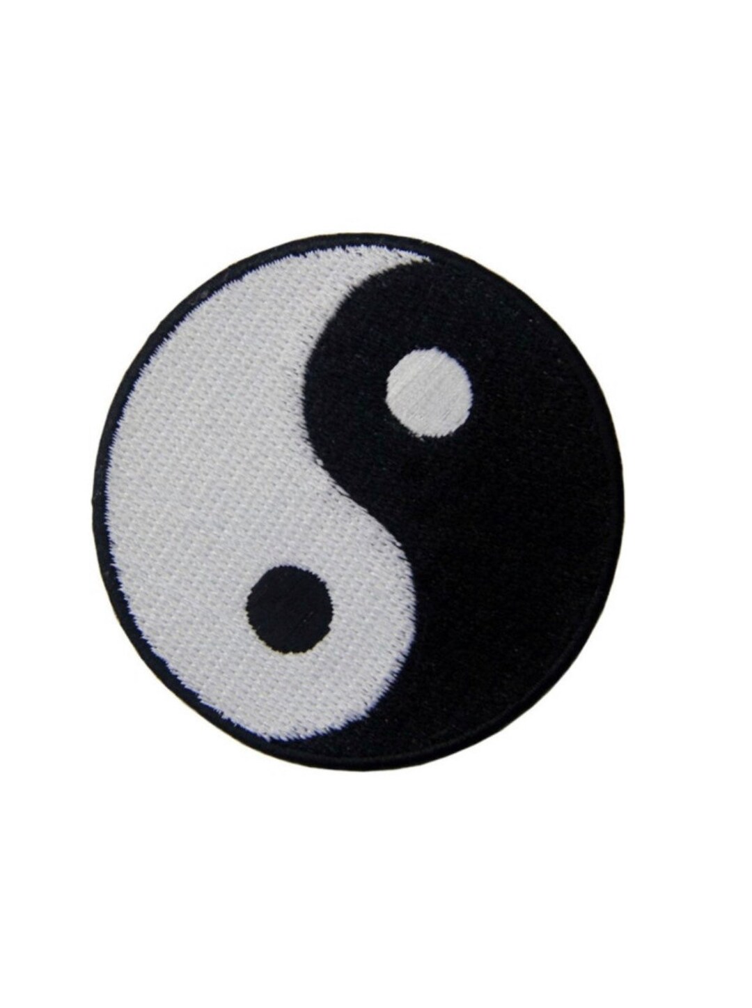 Yin and Yang Patch 3 Inch Fully Embroidered hook & Loop - Etsy