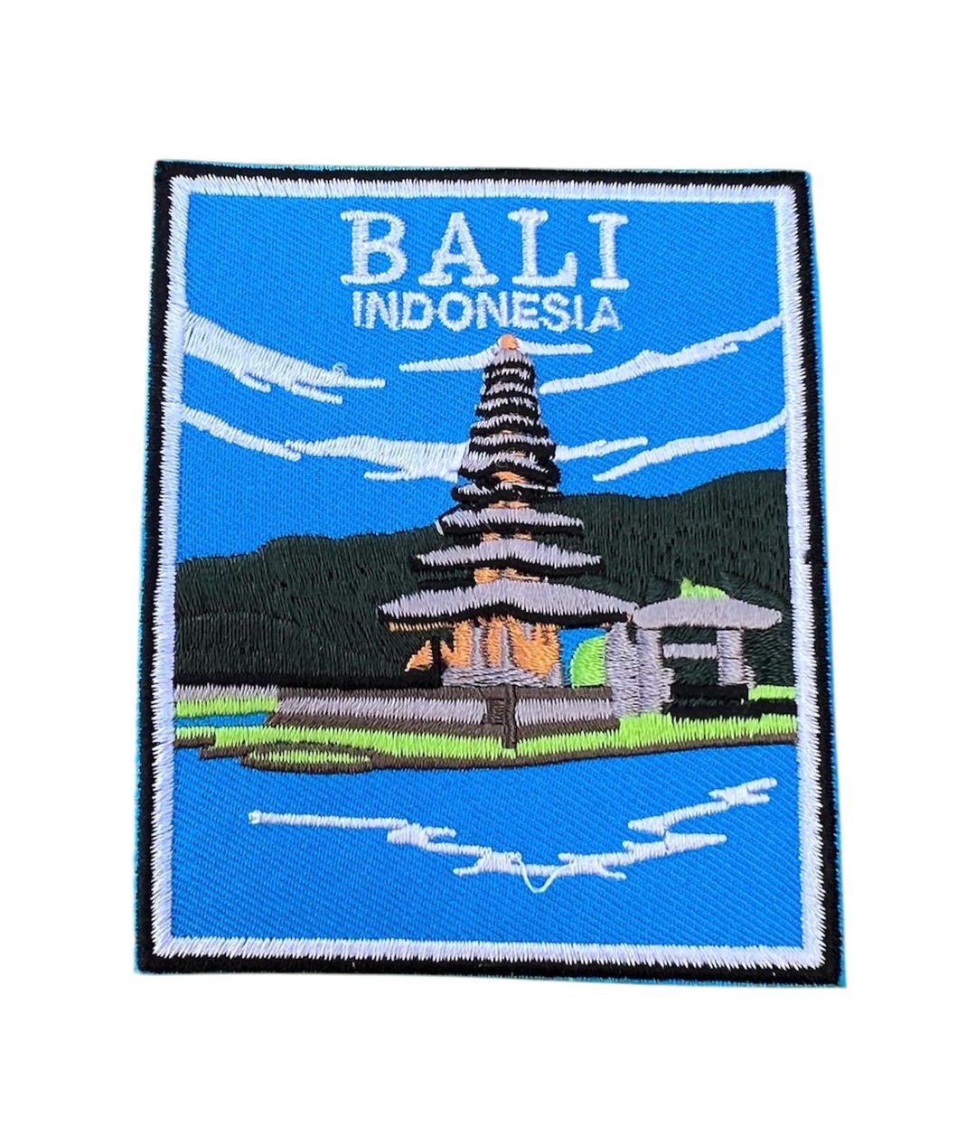 Bali Indonesia Temple Patch (3.5 Inch) Embroidered Iron-on or Sew-on ...