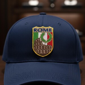 Rome Italy Patch (3 Inch) Iron or Sew-on Badge Travel Europe Appliqué ...
