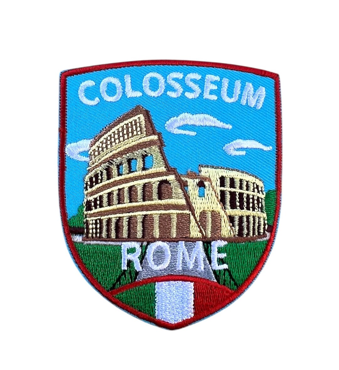 Colosseum Rome Italy Patch Embroidered Iron-on/sew-on Badge (3 Inch ...