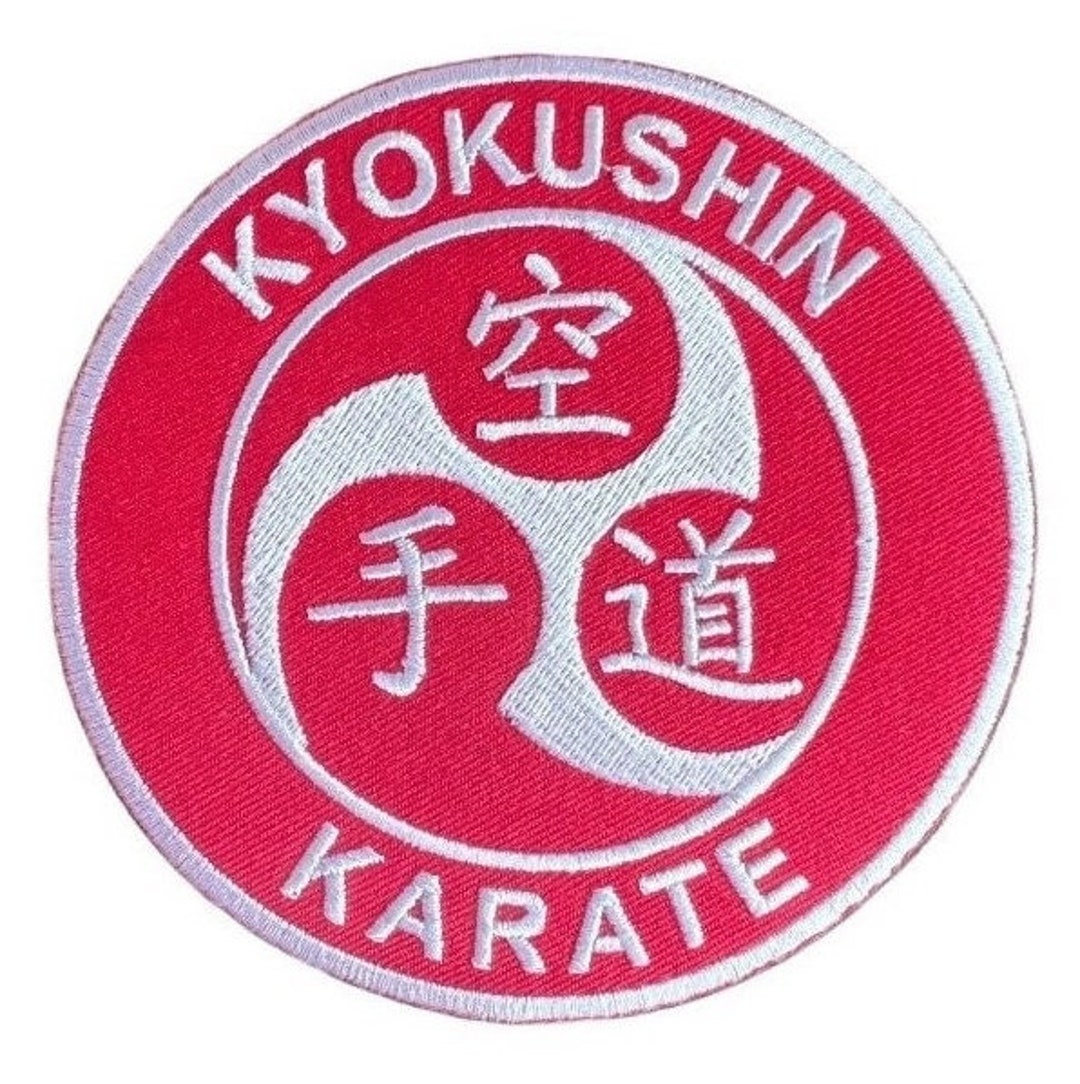 Kyokushin Karate Red Patch (3.5 Inch) Embroidered Iron/sew-on Badge ...