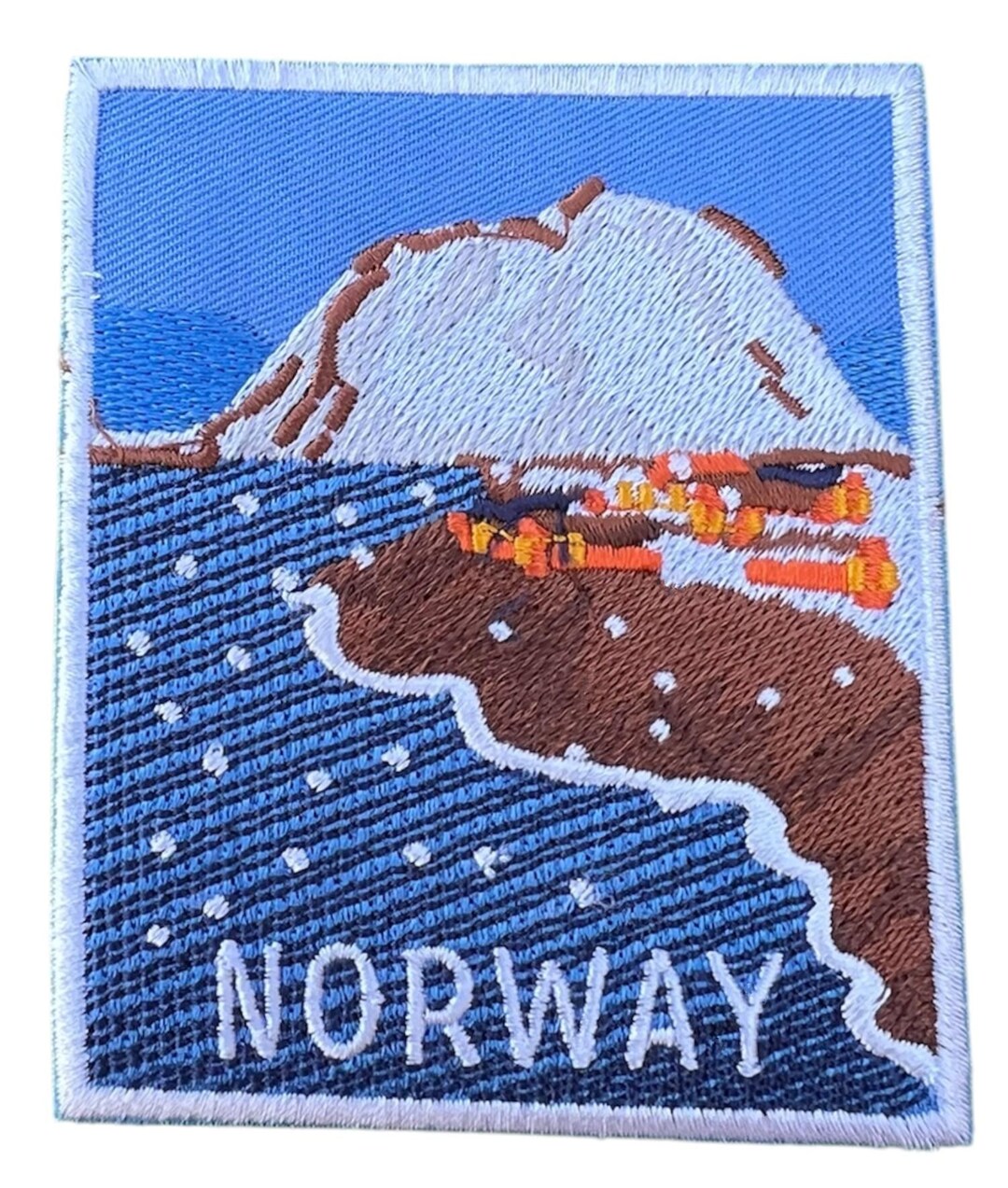 Norway Patch (3.5 Inch) Iron-on/sew-on Badge Travel Souvenir Emblem Svalbard Oslo Polar Bear ...