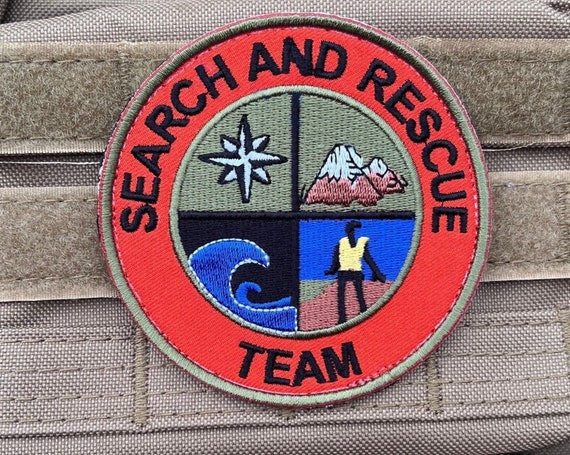 Search and Rescue Team Patch 3 Inch Embroidered hook & - Etsy