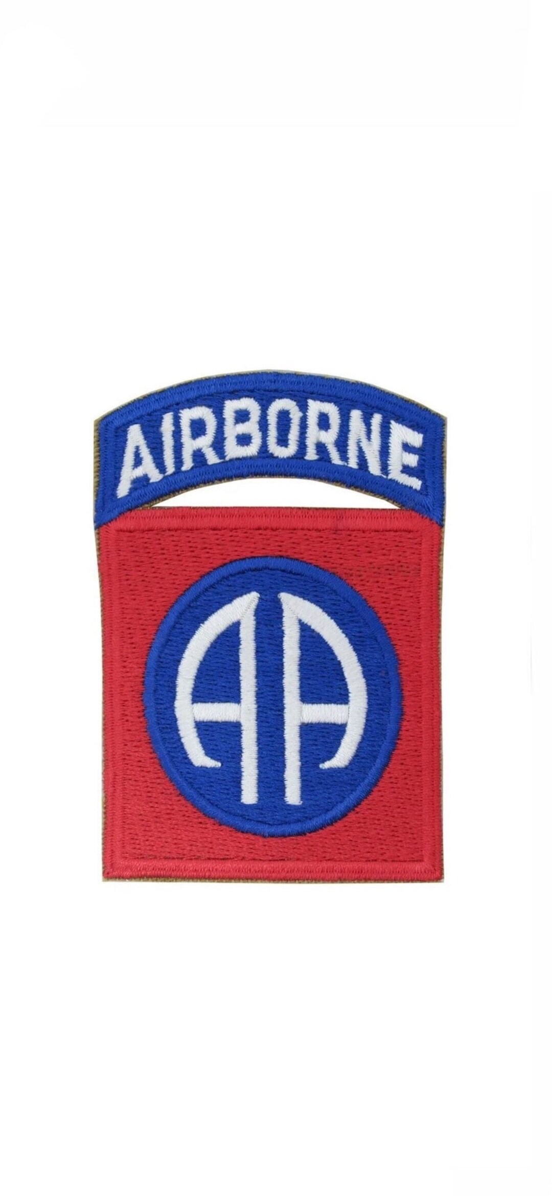 US 82nd Airborne Patch (3.35 Inch) Iron/sew-on Badge American United ...