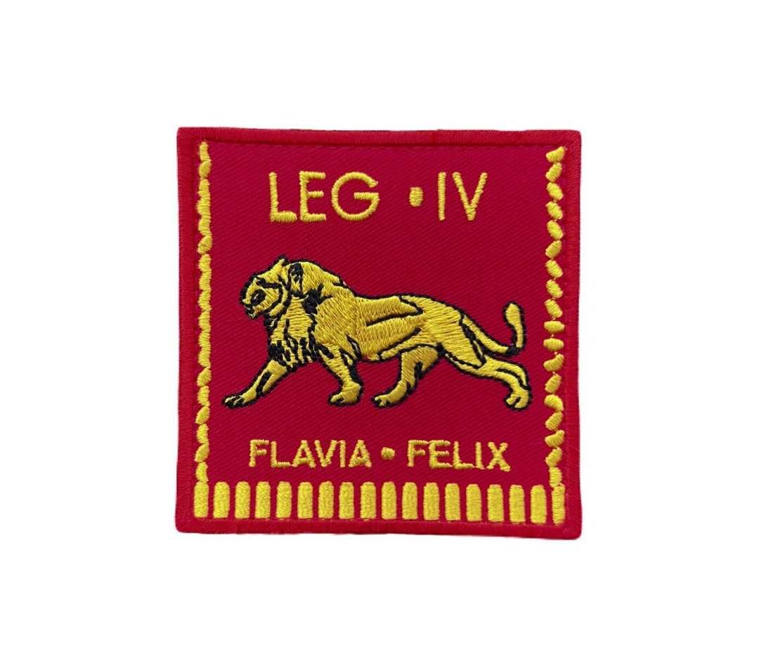 Legion IV Flavia Felix Patch (3 Inch) Red Embroidered Hook and Loop ...
