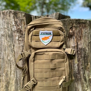 Cyprus Flag Patch (3 Inch) Embroidered National Badge (hook + Loop ...