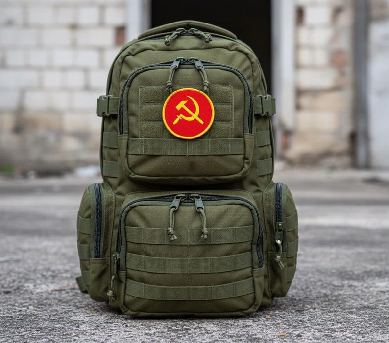 USSR Communist Patch (3 Inch) Hook + Loop Badge Insignia Hammer and ...