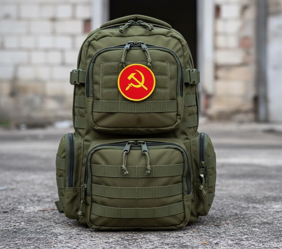 USSR Communist Patch (3 Inch) Hook + Loop Badge Insignia Hammer and ...