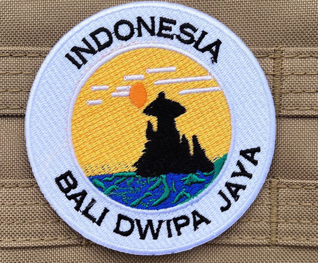 Bali Dwipa Jaya Indonesia Patch (3.5 Inch) Iron/sew-on Badge Trek ...