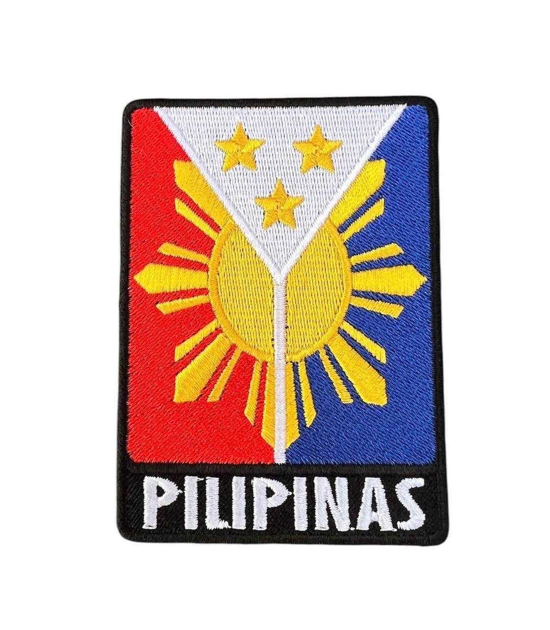 Philippines Patch (3.5 Inch) Iron-on / Sew-on Badge Travel Asia ...