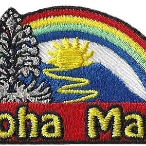Aloha Maui Patch (3 Inch) Iron-on or Sew-on Badge Island of Hawaii ...