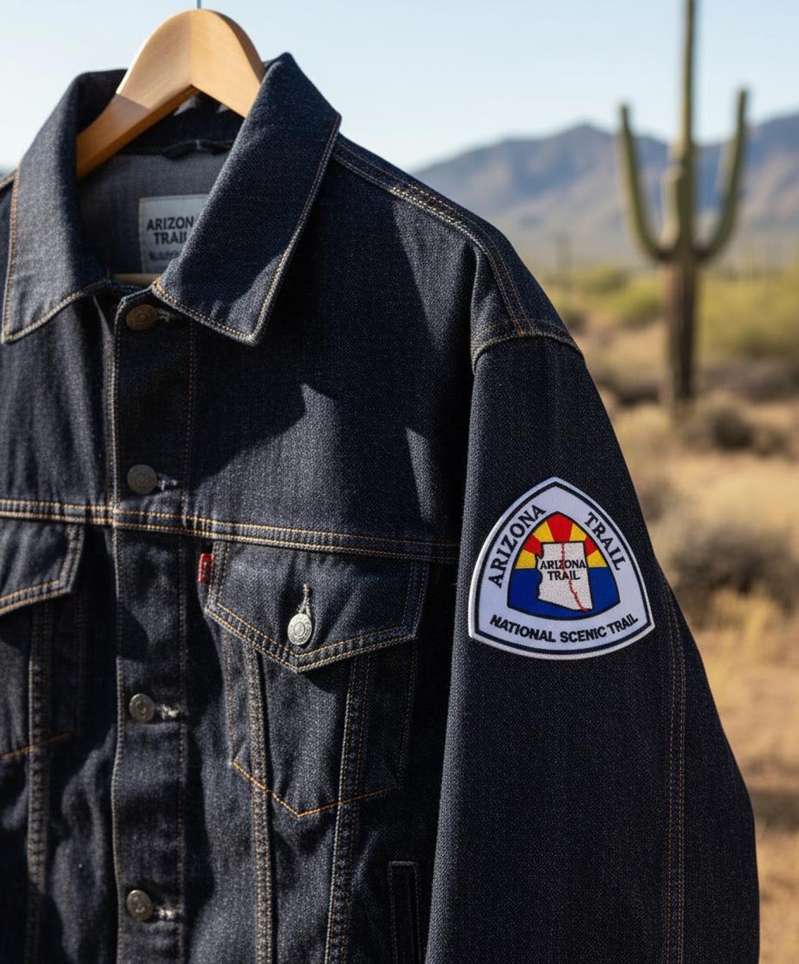 Arizona Trail National Scenic Trail Patch Embroidered Iron-on/sew-on ...