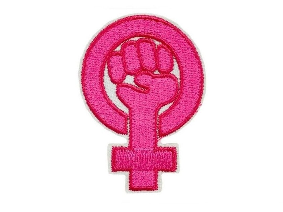 Girl Power Fist Patch Pride Woman's Movement Pink Feminist Resistance ...
