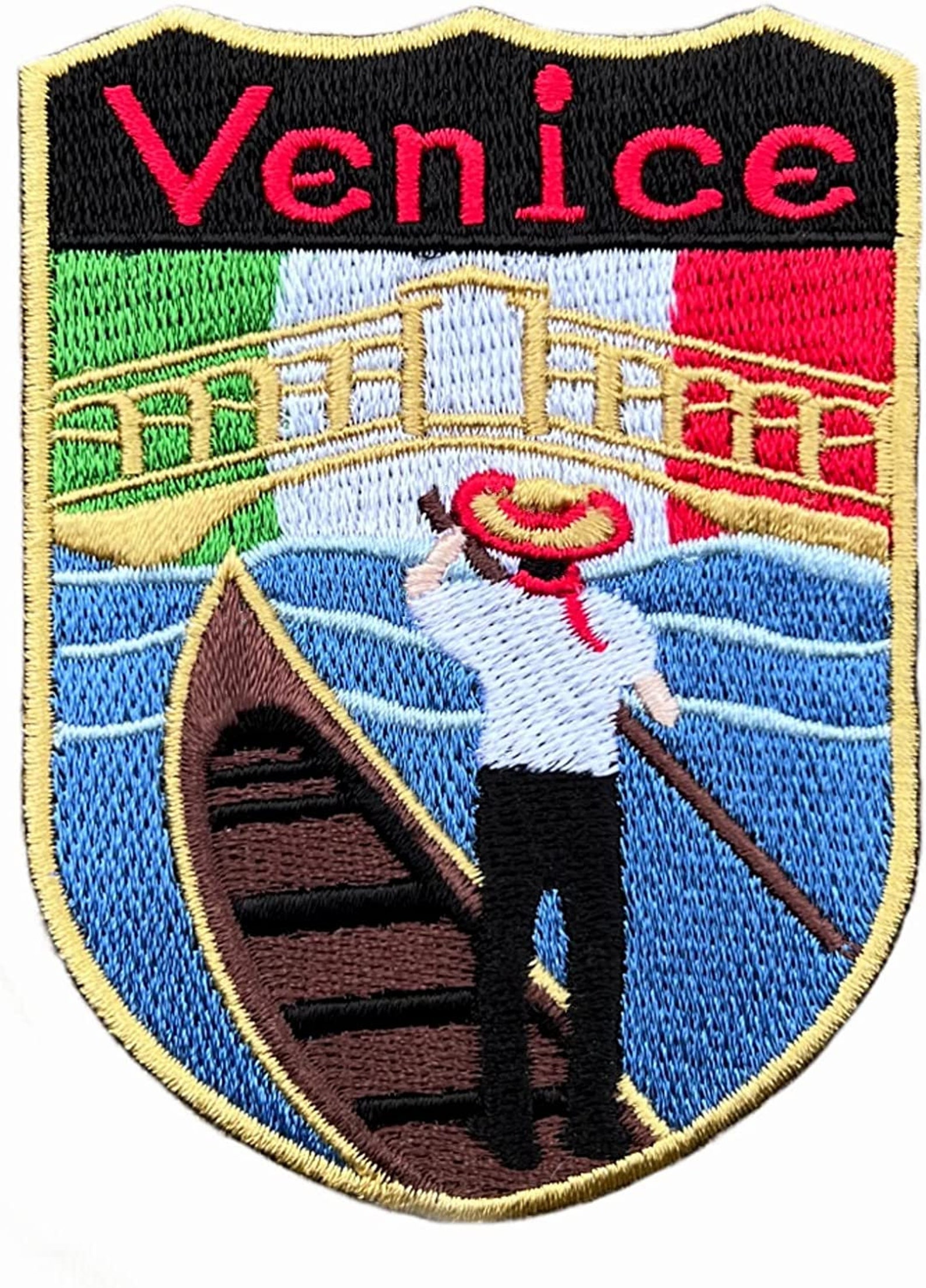 Venice Italy Patch (3.5 Inch) Embroidered Iron/sew-on Badge Applique ...