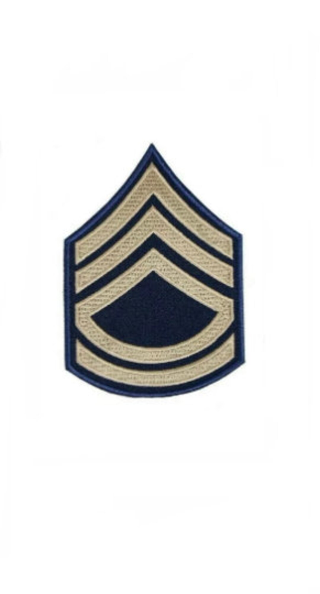 Technical Sergeant Rank Patch 4.7 Inch American Stripes Embroidered ...