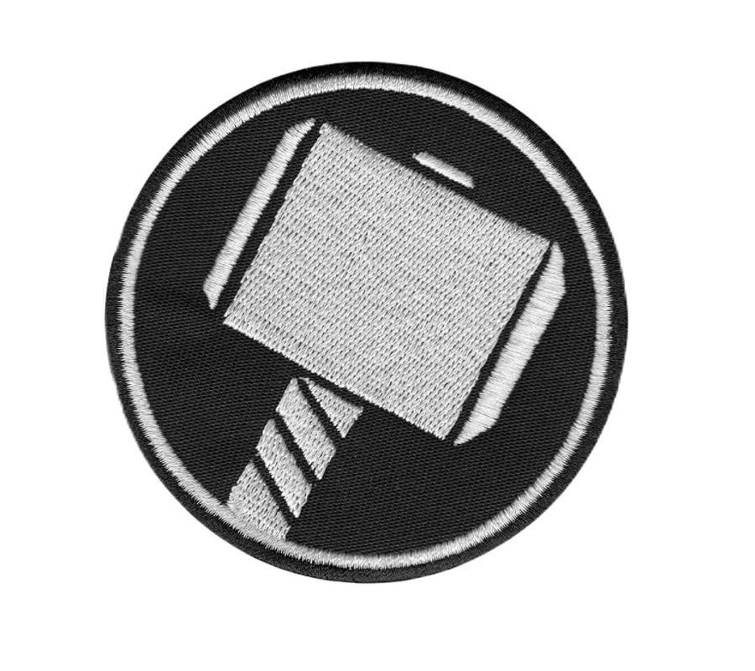 Thor Hammer Patch (3.25 Inch) Embroidered Iron-on/sew-on Badge Norse ...