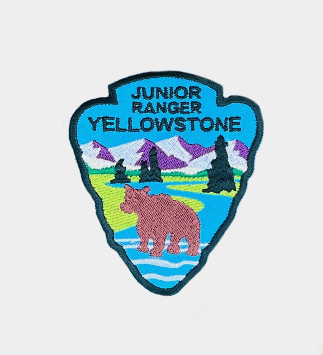 Yellowstone National Park Junior Ranger Patch 3.5 Inch Iron-on or Sew ...