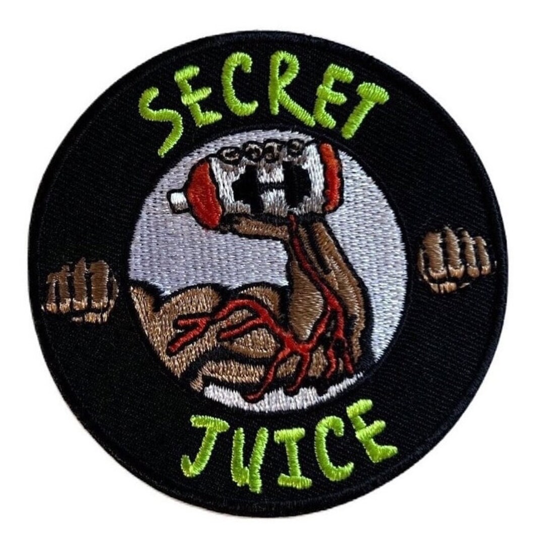 Secret Juice Patch (3 Inch) Iron/sew-on Badge Gym Training, Martial ...