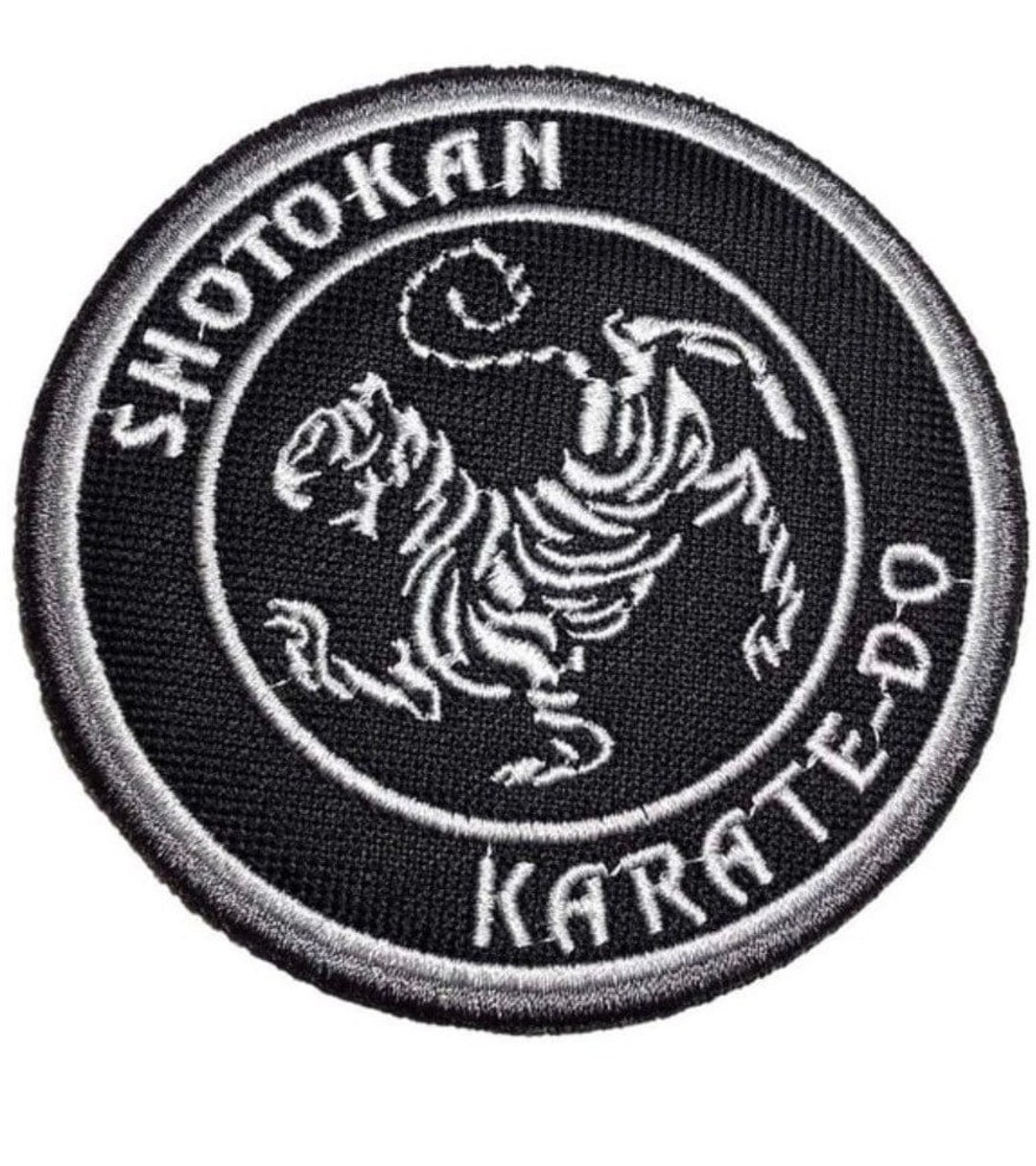 Shotokan Karate Do Patch (3.5”) Iron/sew-on Badge Tiger Kyoku Kimono Gi Japanese Martial Arts ...