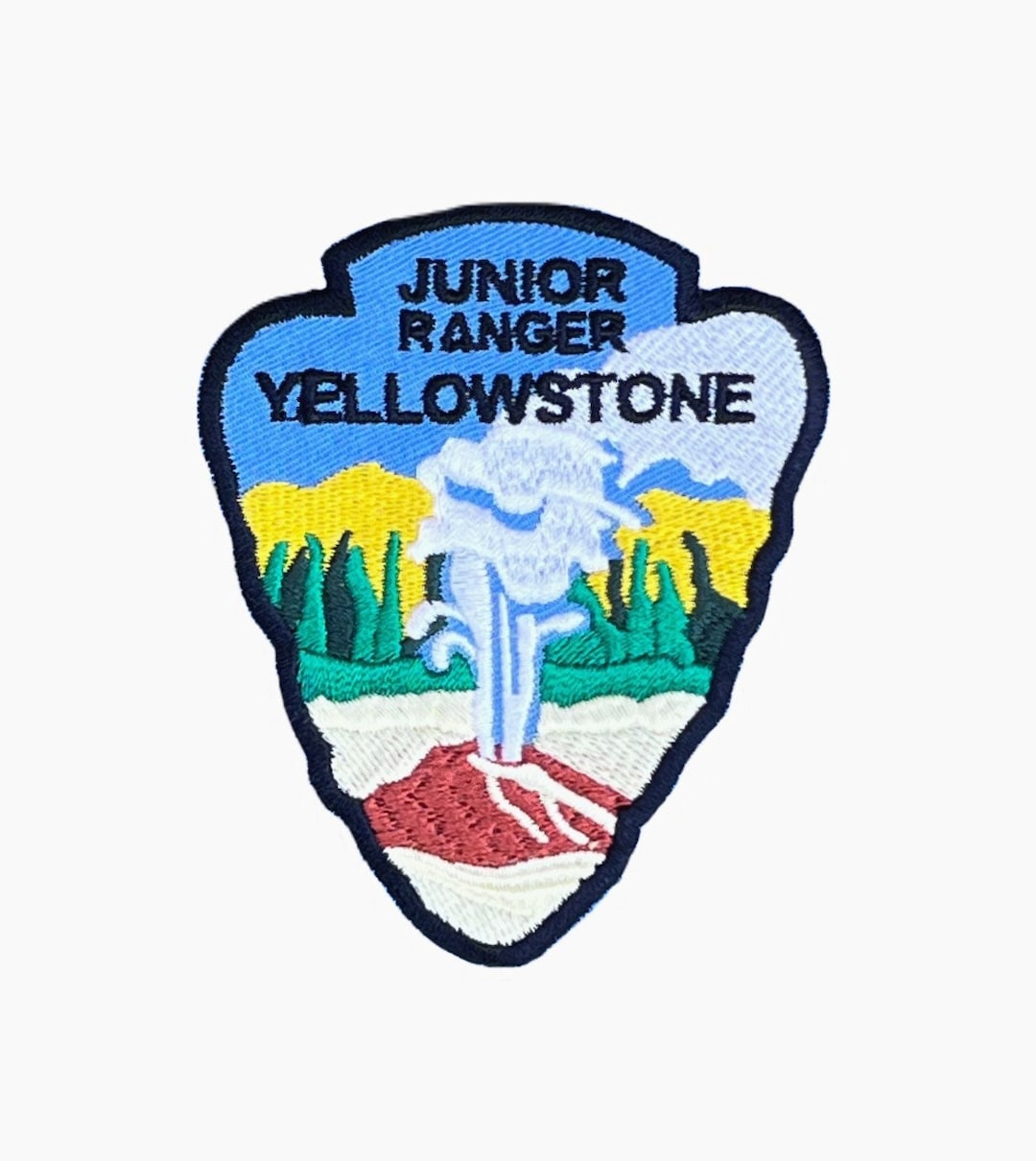Yellowstone National Park Junior Ranger Patch (3.5 Inch) Iron-on or Sew ...