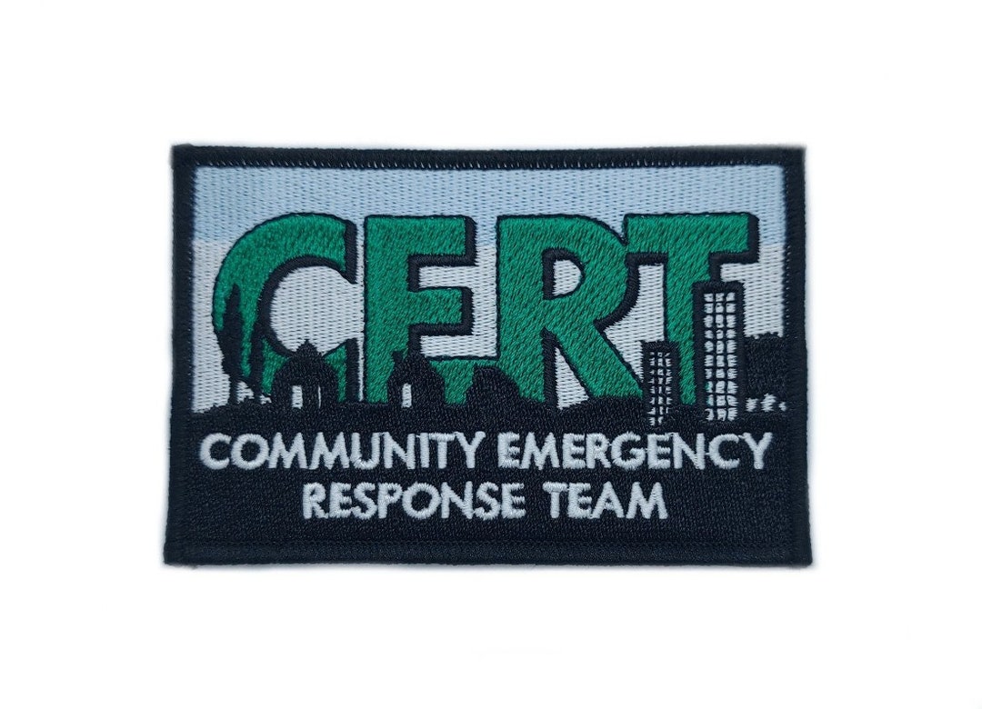 CERT Patch (4 Inch) Embroidered Iron/sew-on OR Hook and Loop Badge ...