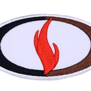 Karate Kenpo the Flame Patch (4 Inch) Embroidered Iron or Sew-on Badge ...