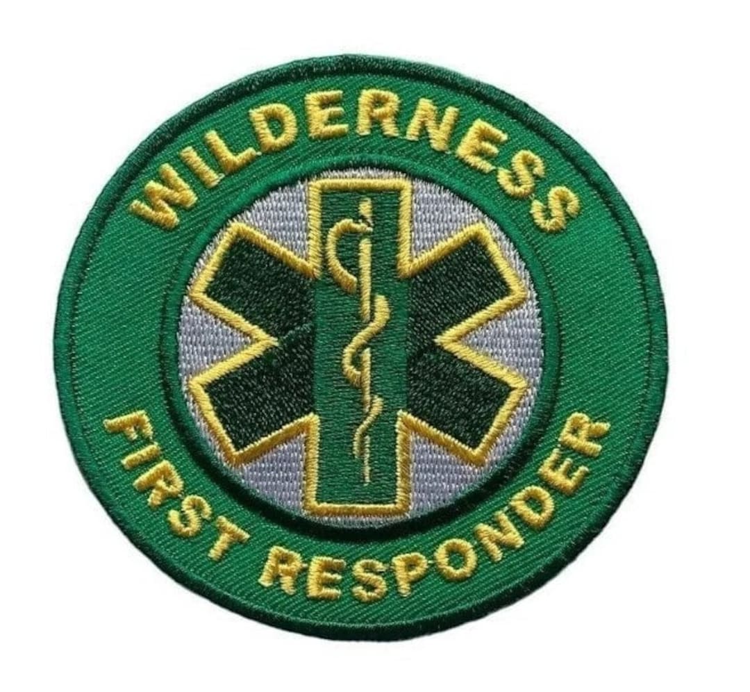 Wilderness First-responder Patch (3 Inch) Embroidered Badge Perfect for Jackets, Bags, Backpacks ...