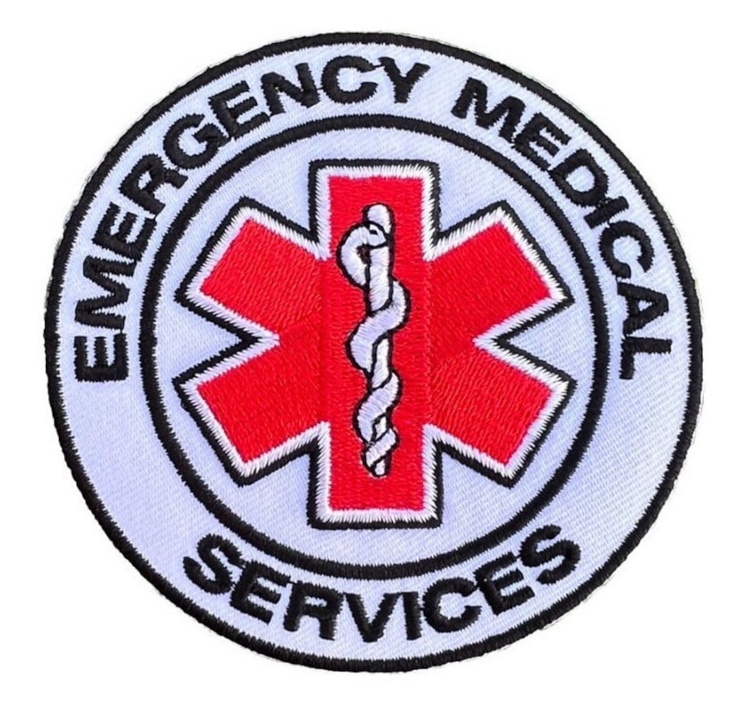EMS Patch (3 Inch) Embroidered Iron-on or Sew-on Badge DIY Costume ...