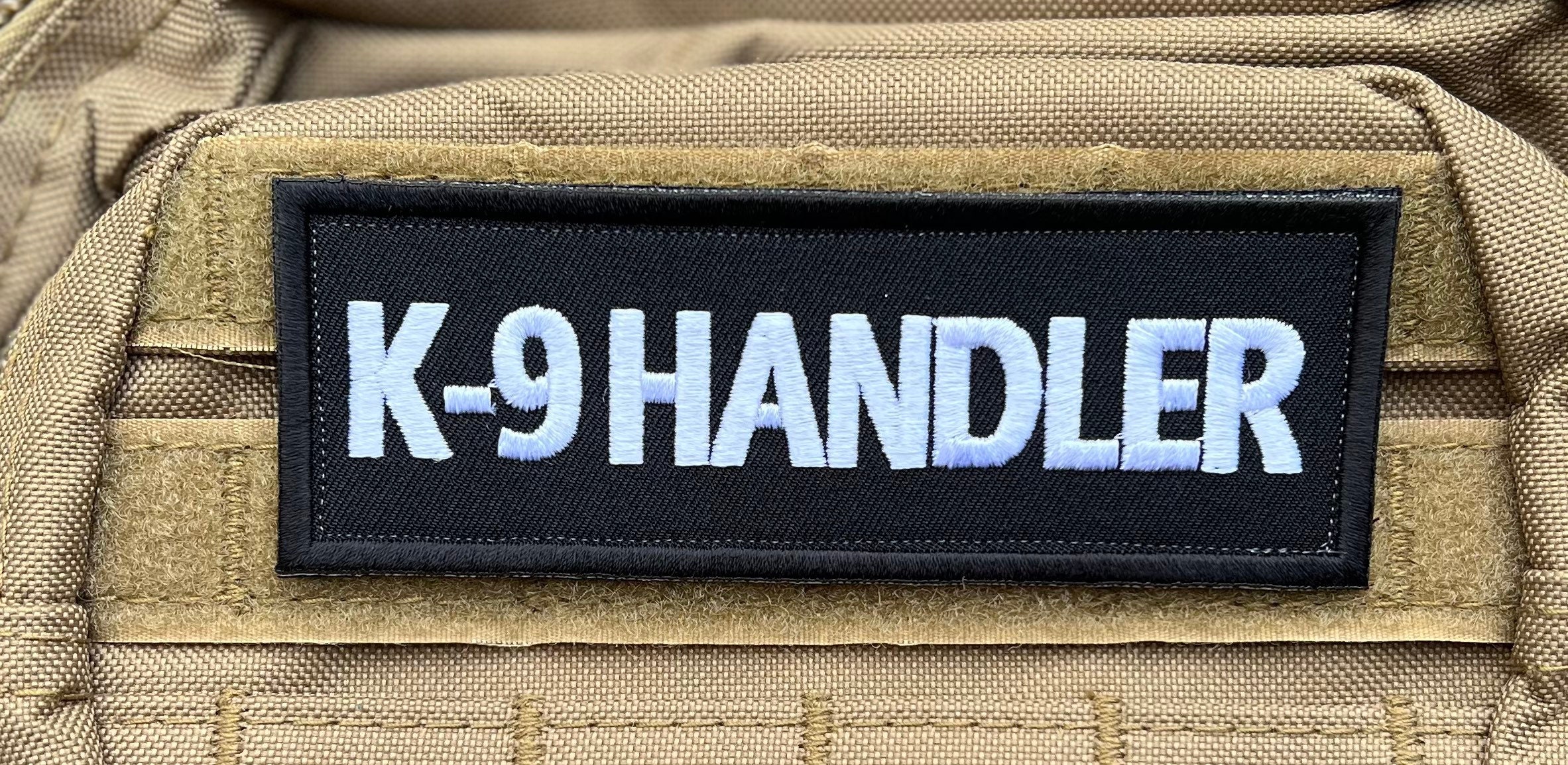 K-9 Handler Patch (5 Inch) Embroidered Hook-and-loop Velkro Badge K9 ...