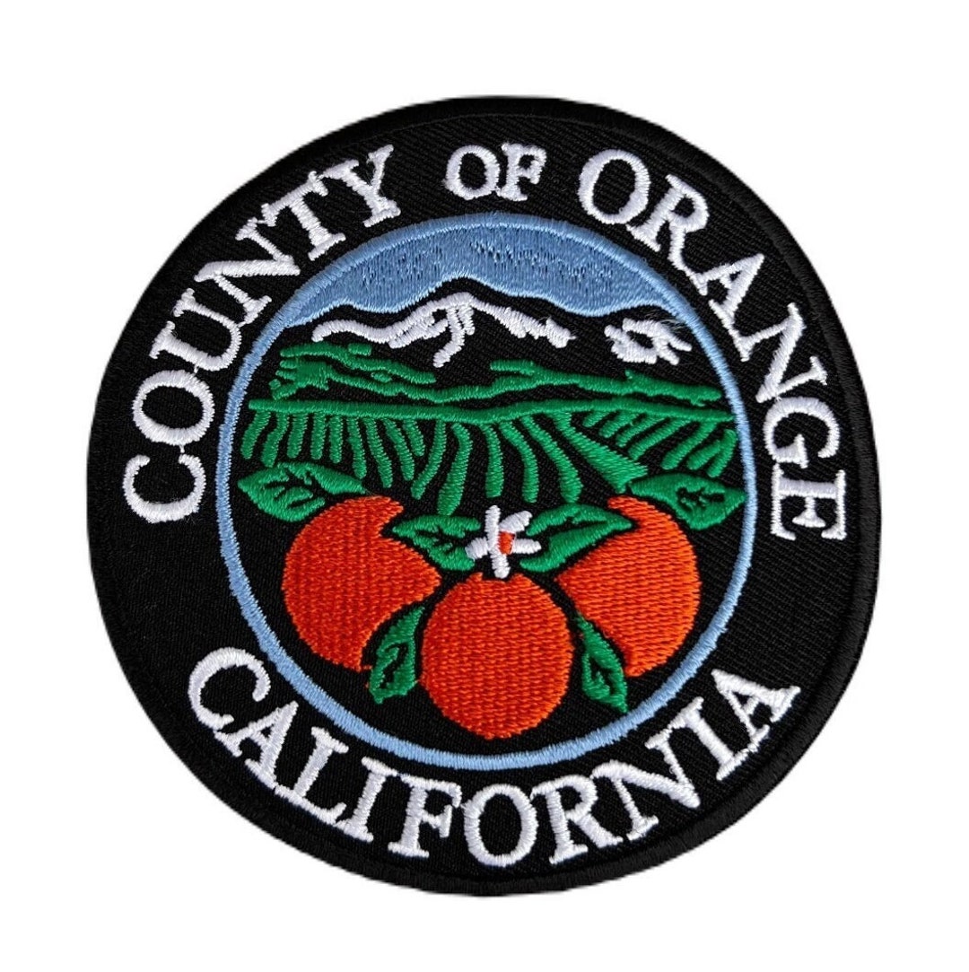 Orange County California Patch (3.5 Inch) Iron-on or Sew-on Badge OC ...